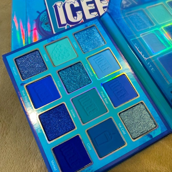 Glamlite | Makeup | Glamlite Icee Blue Raspberry Eyeshadow Palette Bnib ...